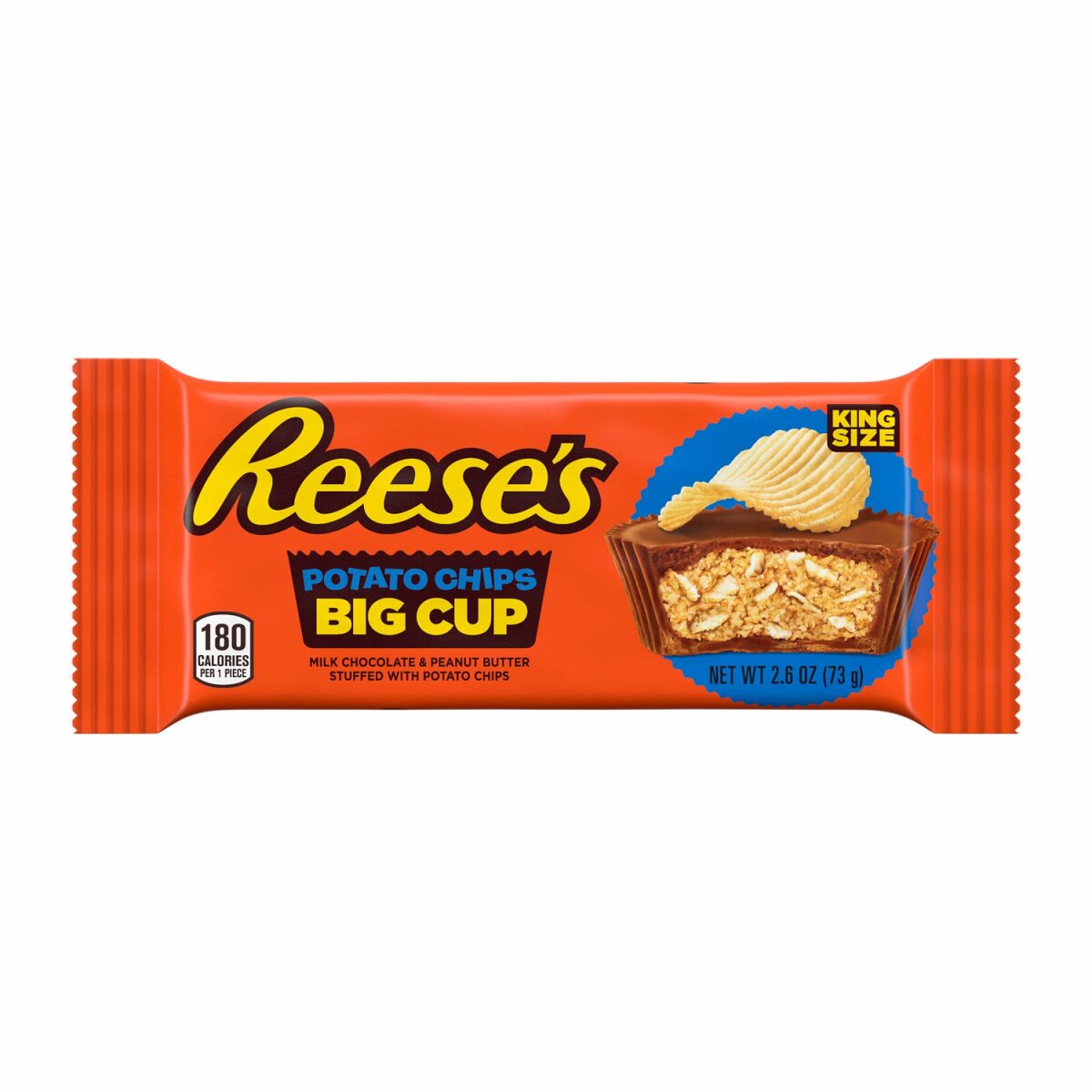 Reese's Potato Chips Big Cup King Size 73g - MHD 30.07.2022 -, 2,50