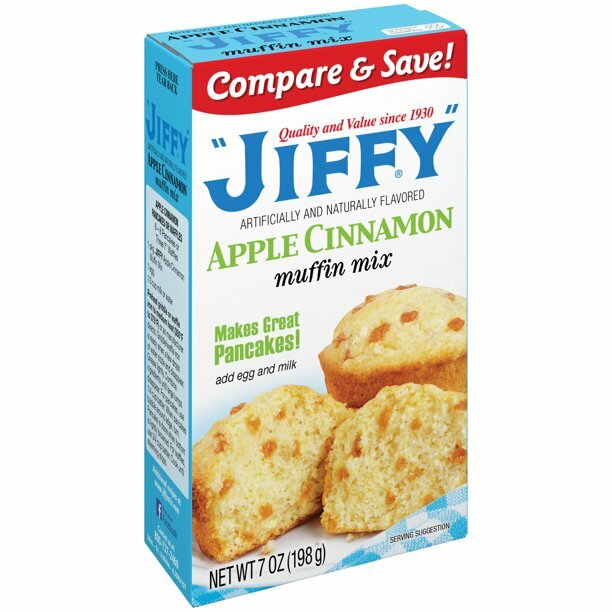 Jiffy Apple Cinnamon Muffin Mix 198g, 2,40