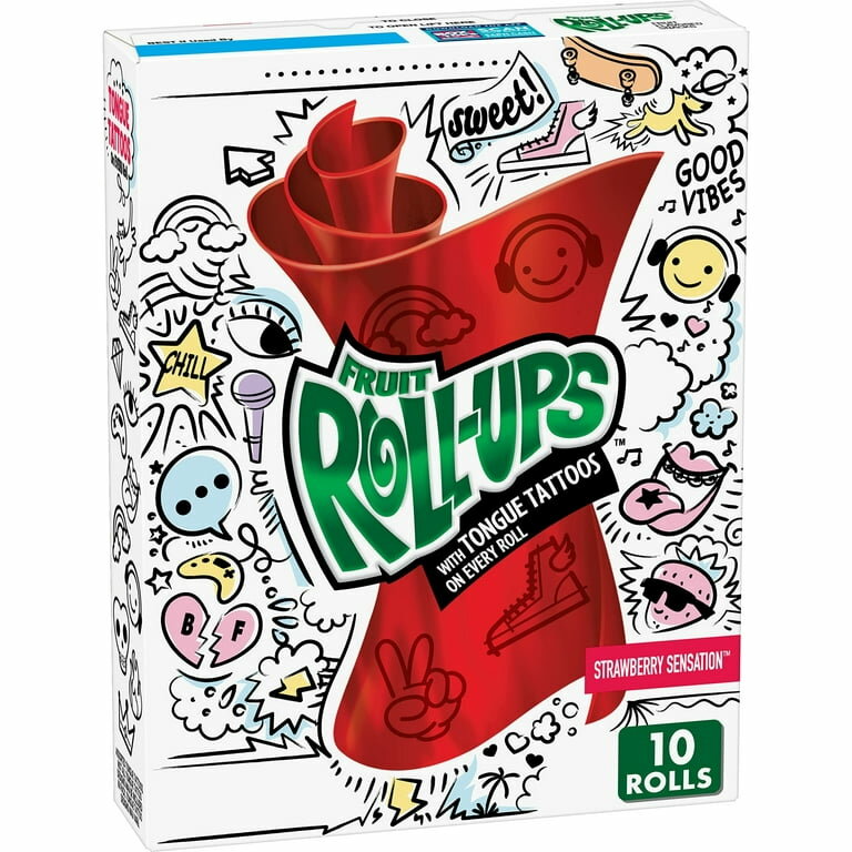 Fruit Roll-Ups Strawberry Sensation 141g, 5,99