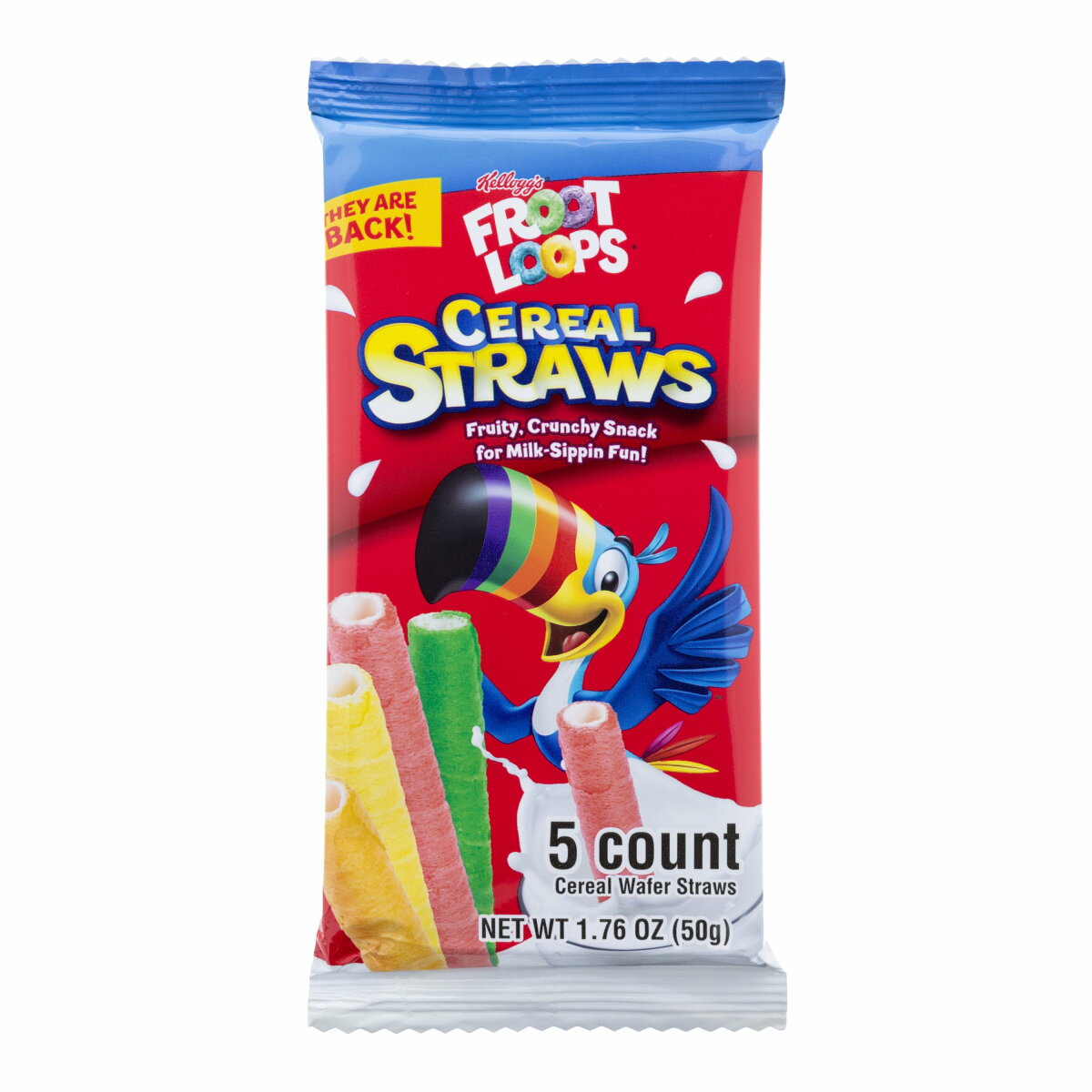 Froot Loops Cereal Straws 50g, 3,49